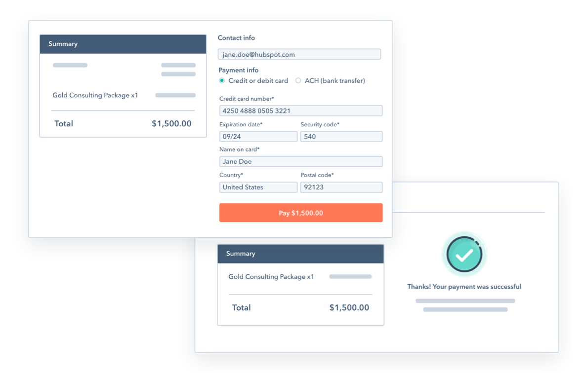 Payments With Hubspot